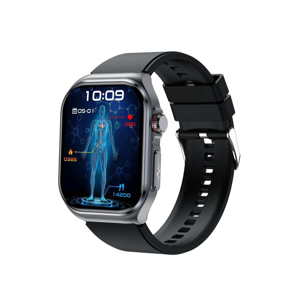 Kardena CARE Pro 4: Blutdruck-Smartwatch mit EKG und Körperfettmessung