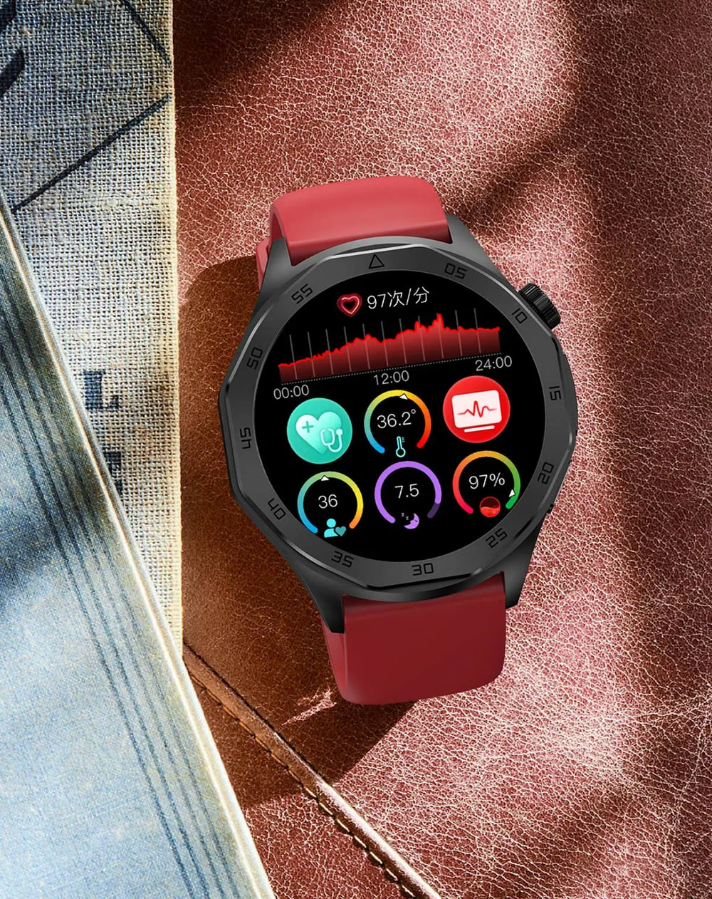 Kardena CARE Pro 4: Blutdruck-Smartwatch mit AMOLED-Display